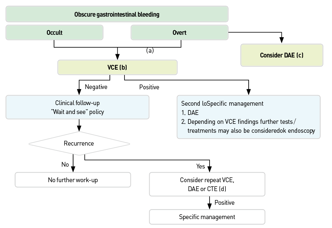 원인미상의 위장관출혈 (Obscure GI bleeding)=소장출혈(small bowel bleeding) - Metamedic